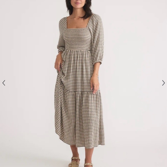 Marine Layer | Dresses | Ivy Smoked Midi Dress | Poshmark